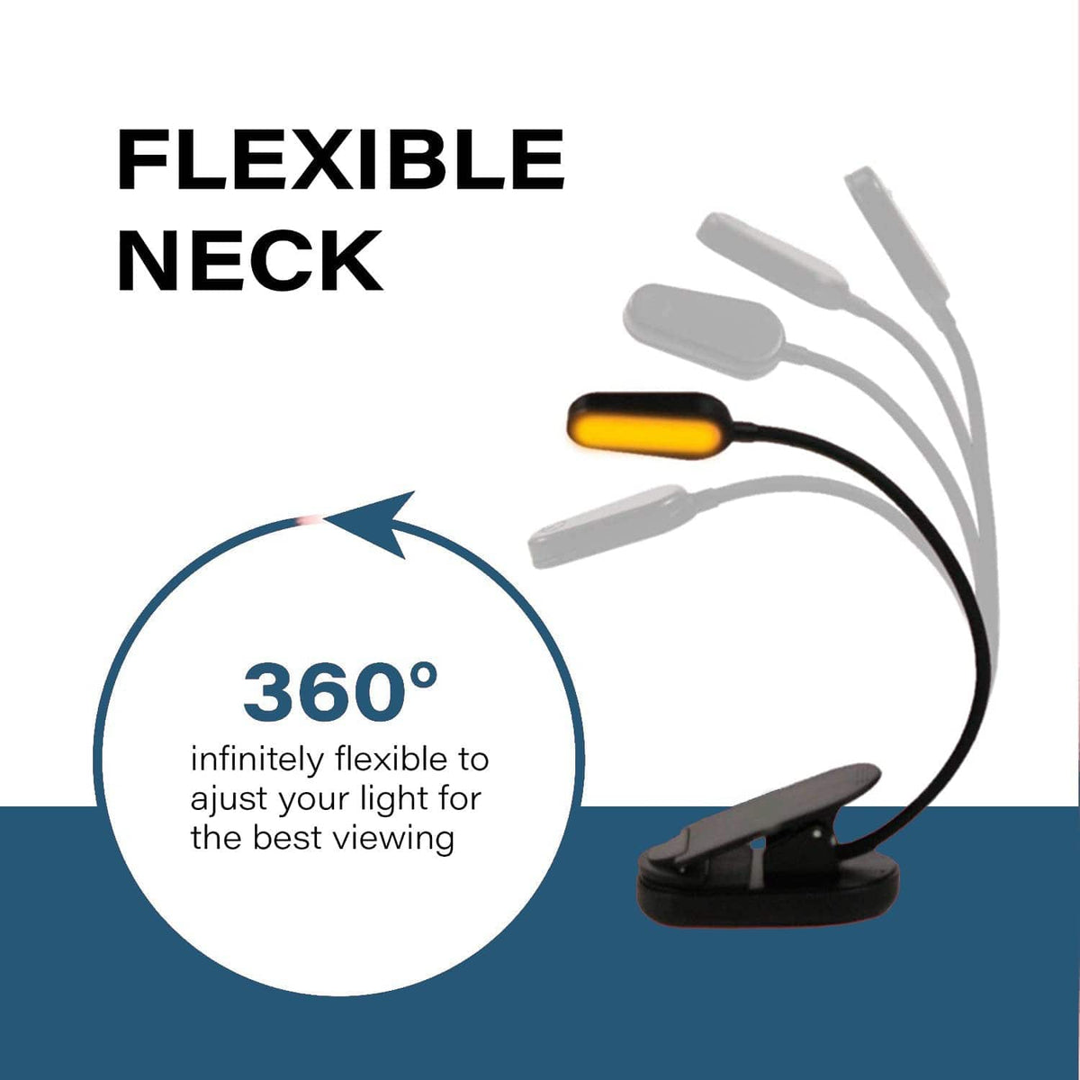 Blue Light Blocking Amber Book Light | BlockBLueLight