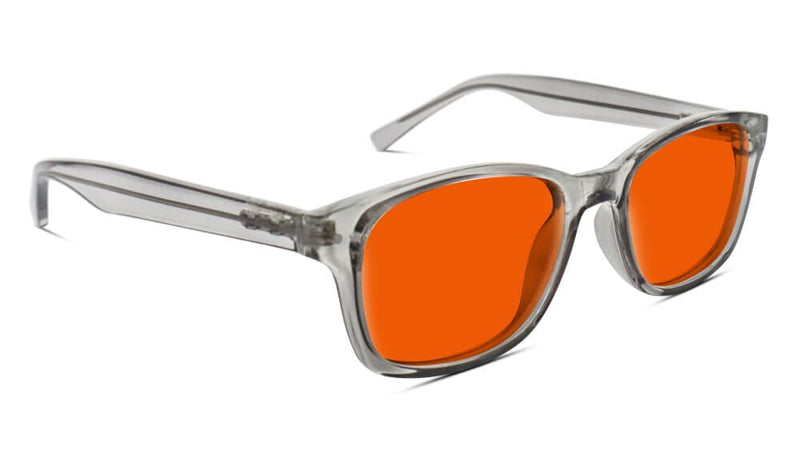 Lucent Blue & Green Light Blocking Glasses Grey | BlockBlueLight