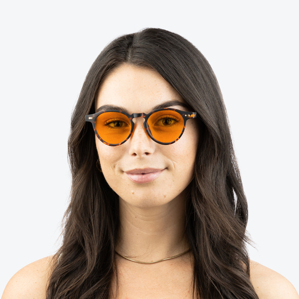 SunDown Oscar Blue Blocking Glasses - Tortoise | BlockBlueLight